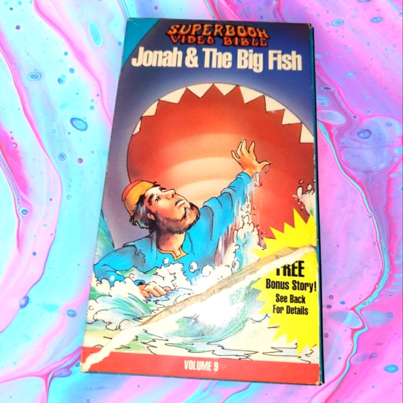 Media | Superbook Video Bible Jonah The Big Fish Vhs | Poshmark